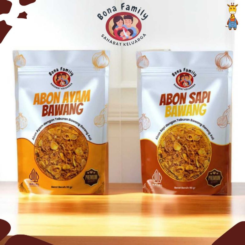 Jual Bona Family Abon Ayam & Sapi Bawang | Shopee Indonesia