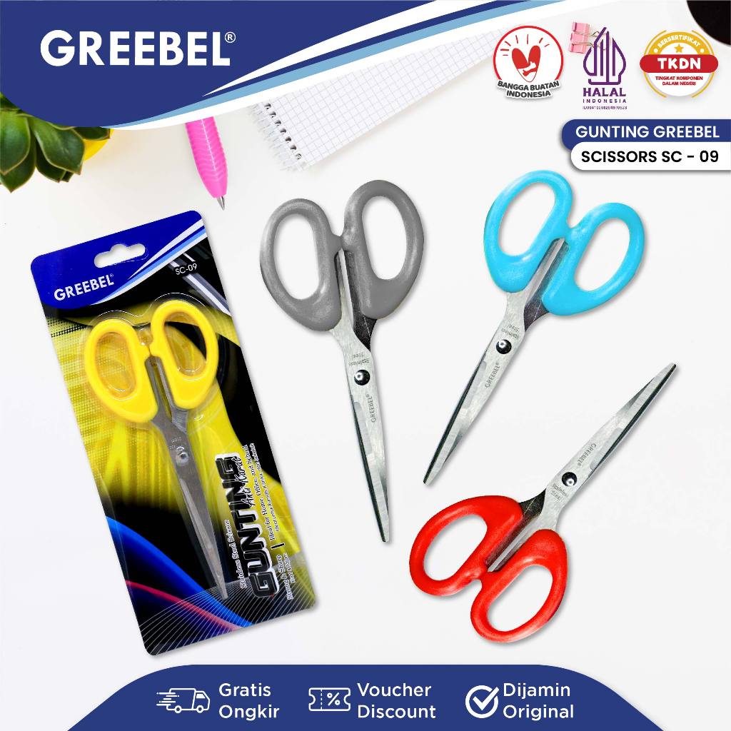 Jual GREEBEL Gunting / Gunting Serbaguna / Gunting Kertas / Gunting ...