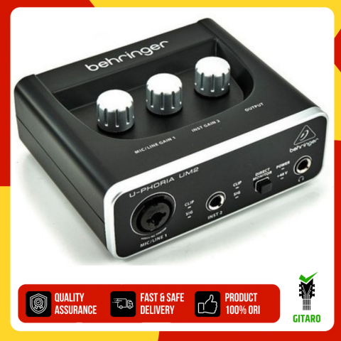 Jual Soundcard Sound Card BEHRINGER UM 2 UM2 U Phoria UPhoria 2x2 Usb ...