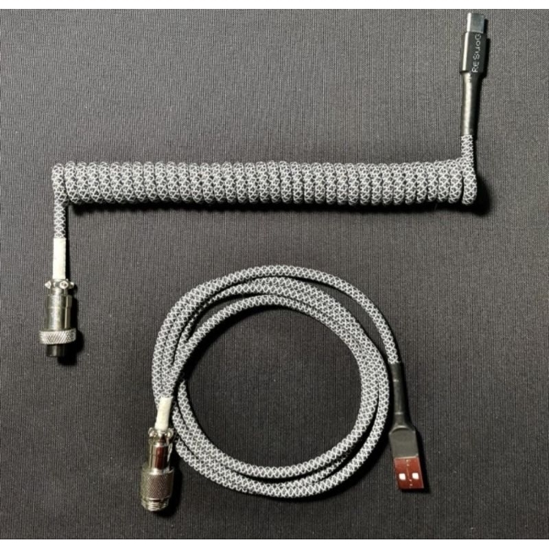 Jual Coiled Cable Aviator Keyboard Oreo (hitam putih) Bekas | Shopee ...