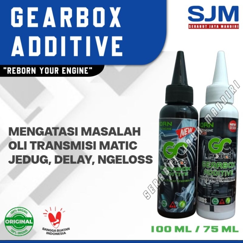 Jual Additive Gearbox GC MAX PRO Gearbox Aditif matic 75 ML / 100 ML GC ...