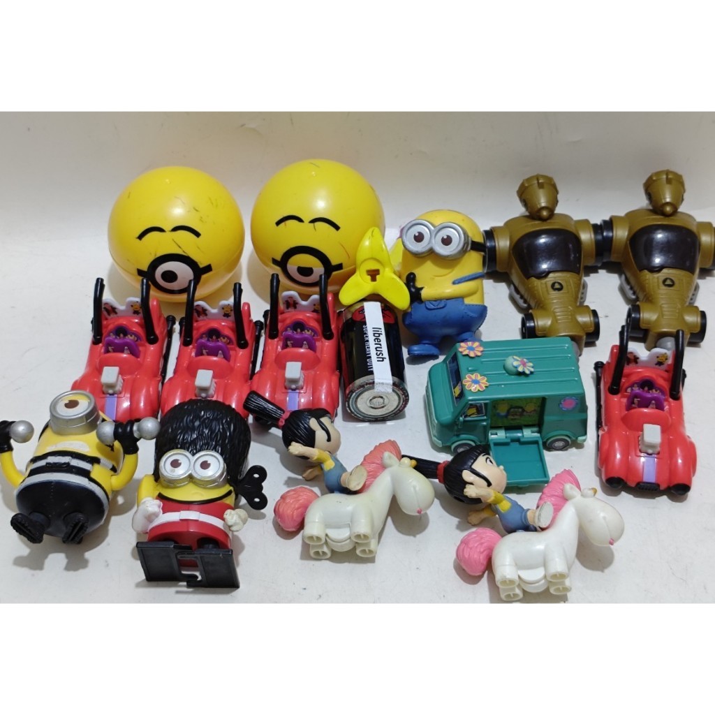 Jual Set happy meals mcd despicable me despicable duo vehicle agnes ...