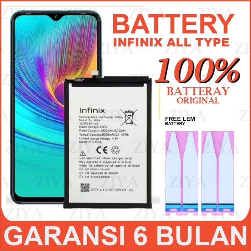 Jual Baterai Batre All Type Infinix Hot 5 6 7 8 9 Play Hot 10S Hot 10 ...