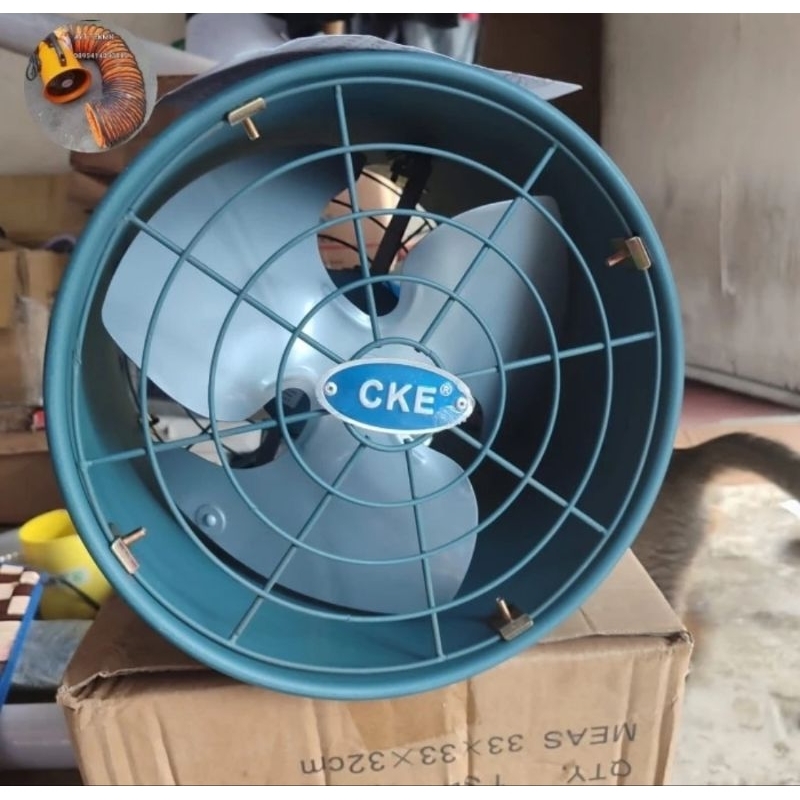 Jual Drum Fan Extra Low Noise 14" Exhaust Drum Fan Blower Axial Aksial ...