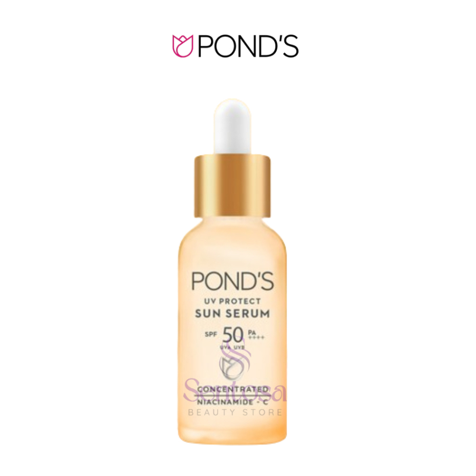 Jual ️CitraCosmetic ️ Pond's UV Protect Sun Serum SPF50+ PA++++ UVA UVB 30 Gr | Shopee Indonesia