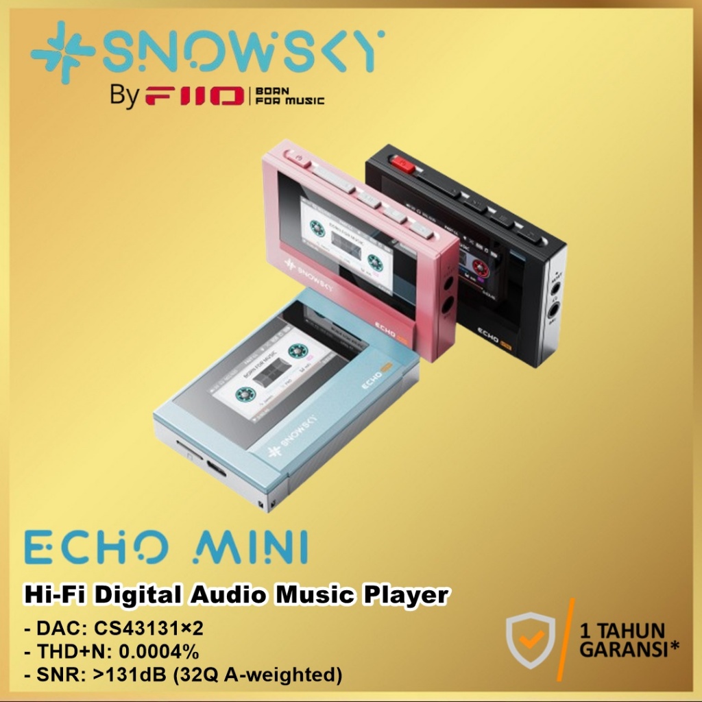Jual FiiO Snowsky Echo Mini Portable High-Res Lossless Digital Audio Music MP3 Player | Shopee ...
