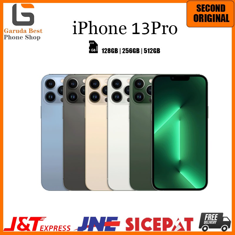Jual 1P 13 Pro 128GB/256GB/512GB Second,Fullset,Original 100% Bergaransi | Shopee Indonesia