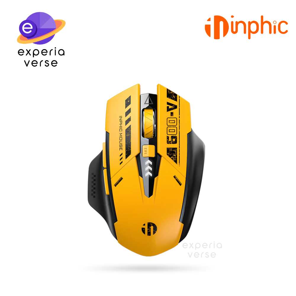 Jual Inphic A9 Wireless Mouse Komputer Bluetooth dan USB Dongle 2.4G ...