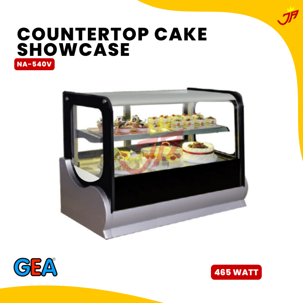 Jual GEA COUNTERTOP CAKE SHOWCASE GEA A-540 / Showcase pajangan Cake Gea | Shopee Indonesia