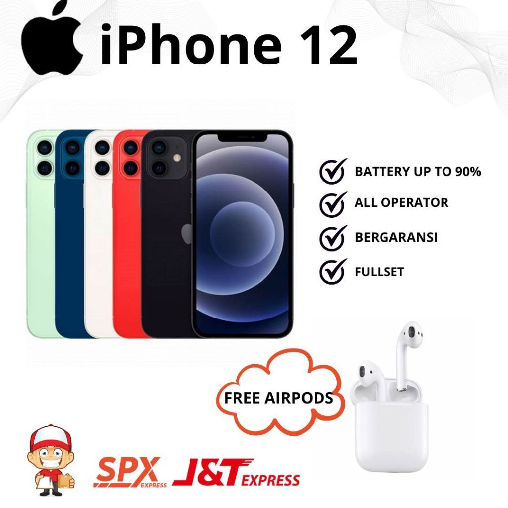 Jual IPhone 12 Second Terlengkap & Harga Terbaru April 2026 | Shopee ...