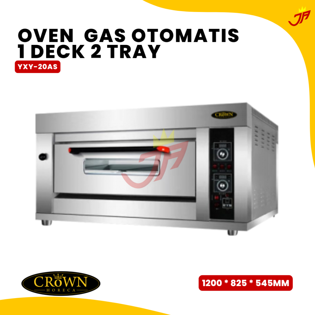 Jual CROWN Oven Gas Otomatis 2 Loyang YXY-20AS/Oven Roti 1Deck 2Loyang ...