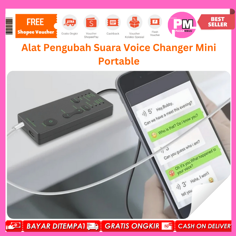Jual Alat Pengubah Suara Voice Changer Mini Portable/Voice Changer Mini ...