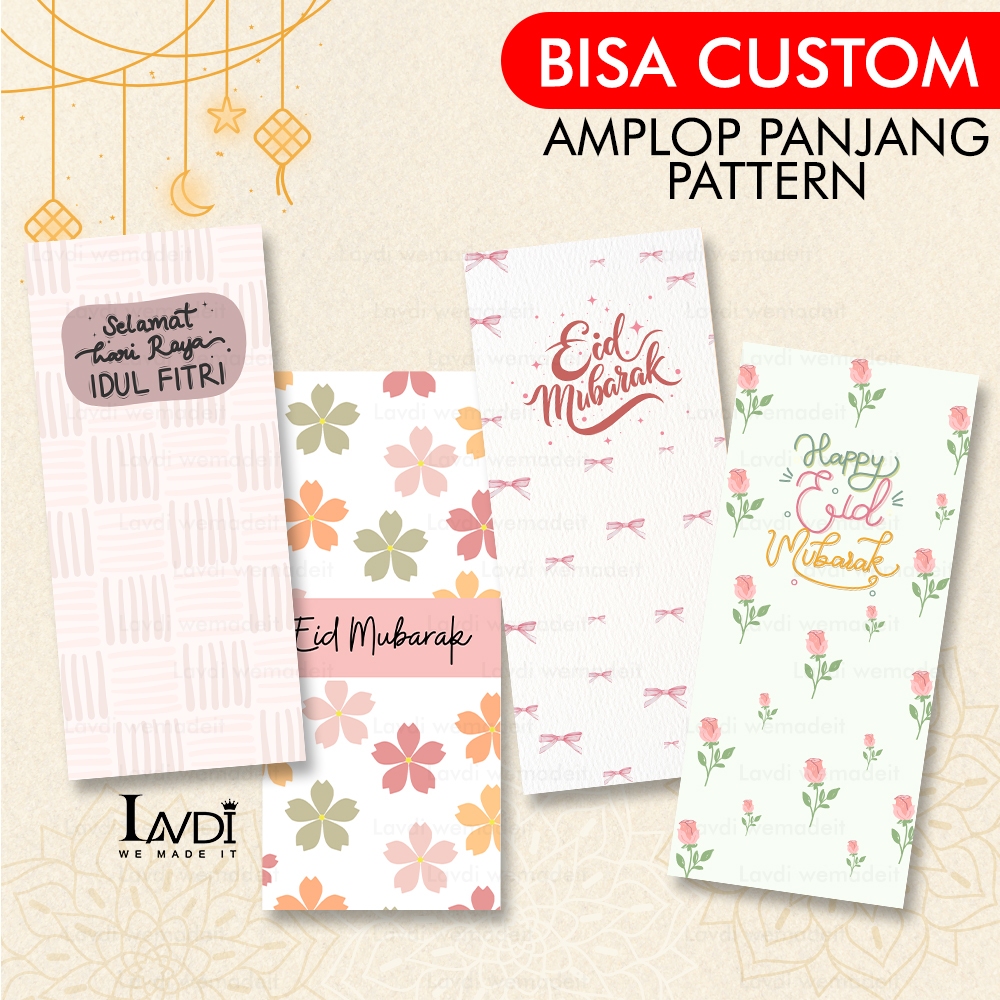 Jual LAVDI Amplop Lebaran Besar Jumbo Panjang Bahan Premium Unik Lucu ...