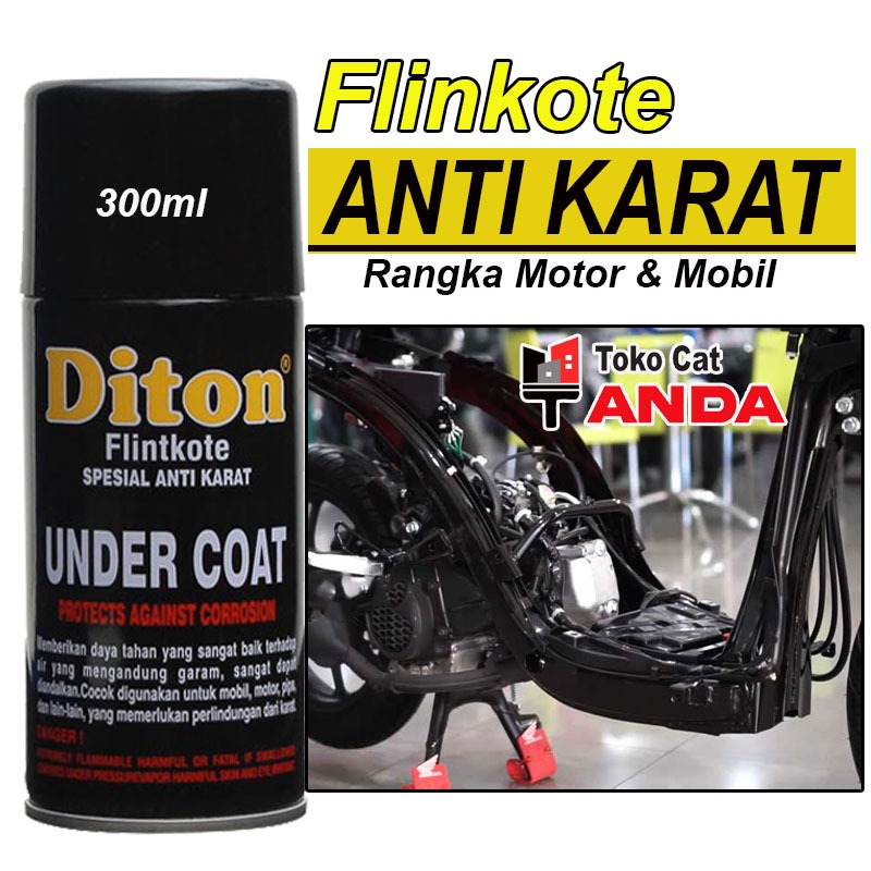 Jual Pilok Diton Flinkote Under Coat Anti Karat 300ml - Flinkot Rangka ...