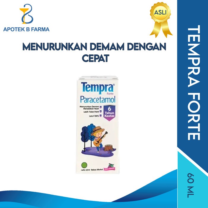 Jual Tempra Forte Sirup Anggur Dan Strawberry Membantu Menurunkan Demam ...