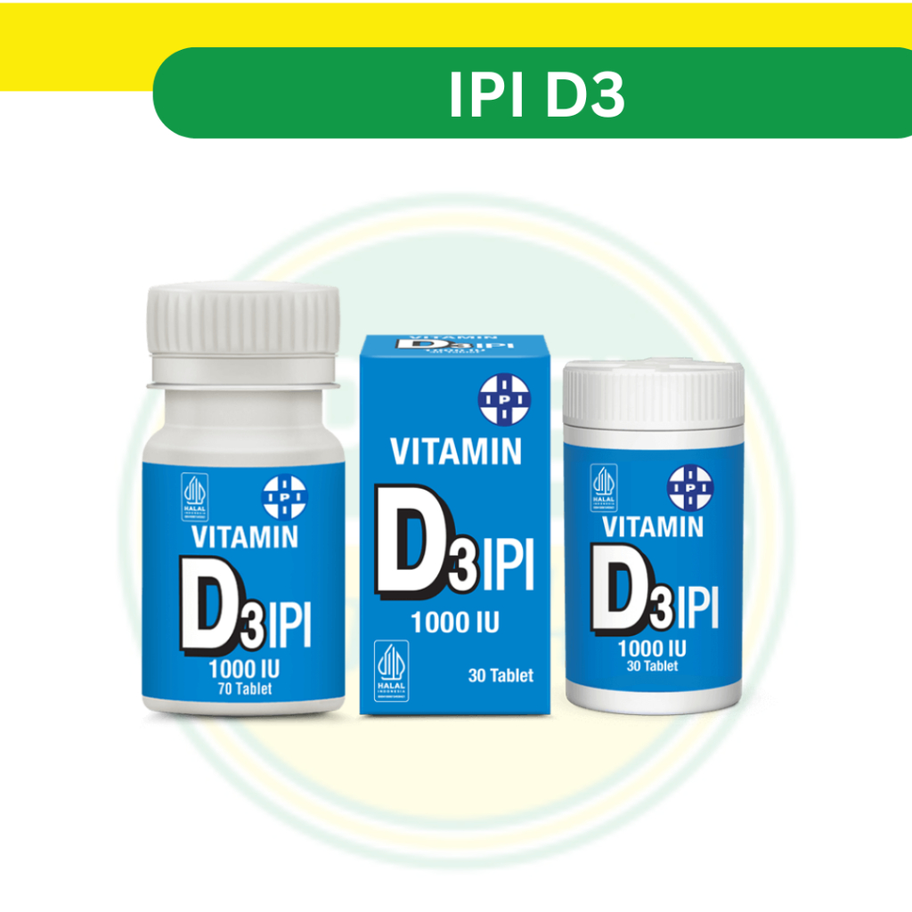 Jual IPI Vitamin D3 1000 IU 30/75 Tablet | Shopee Indonesia