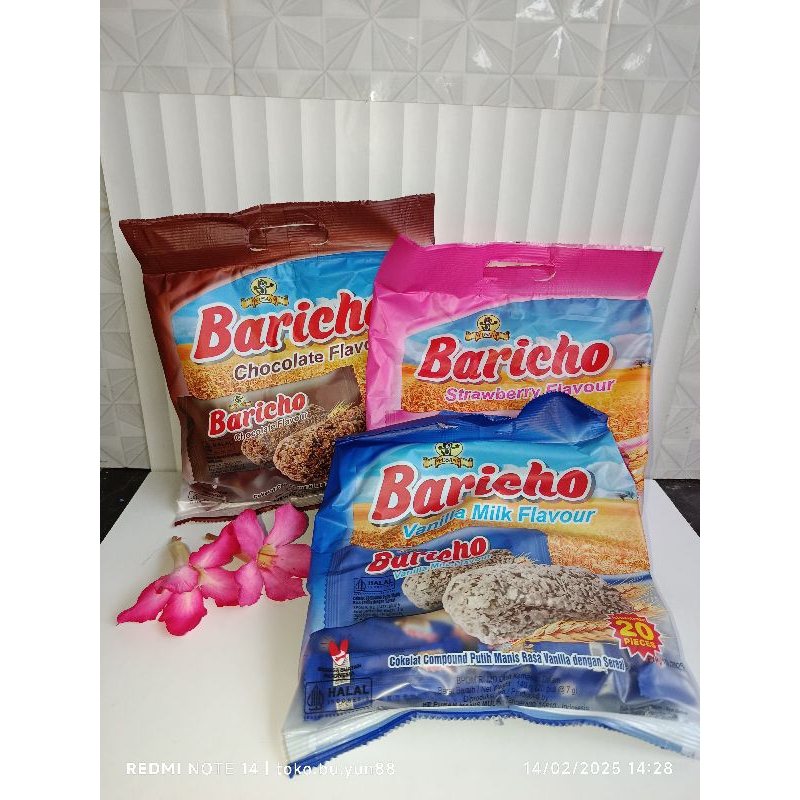 Jual Baricho Oat snack sereal all varian coklat vanila strawberry isi ...