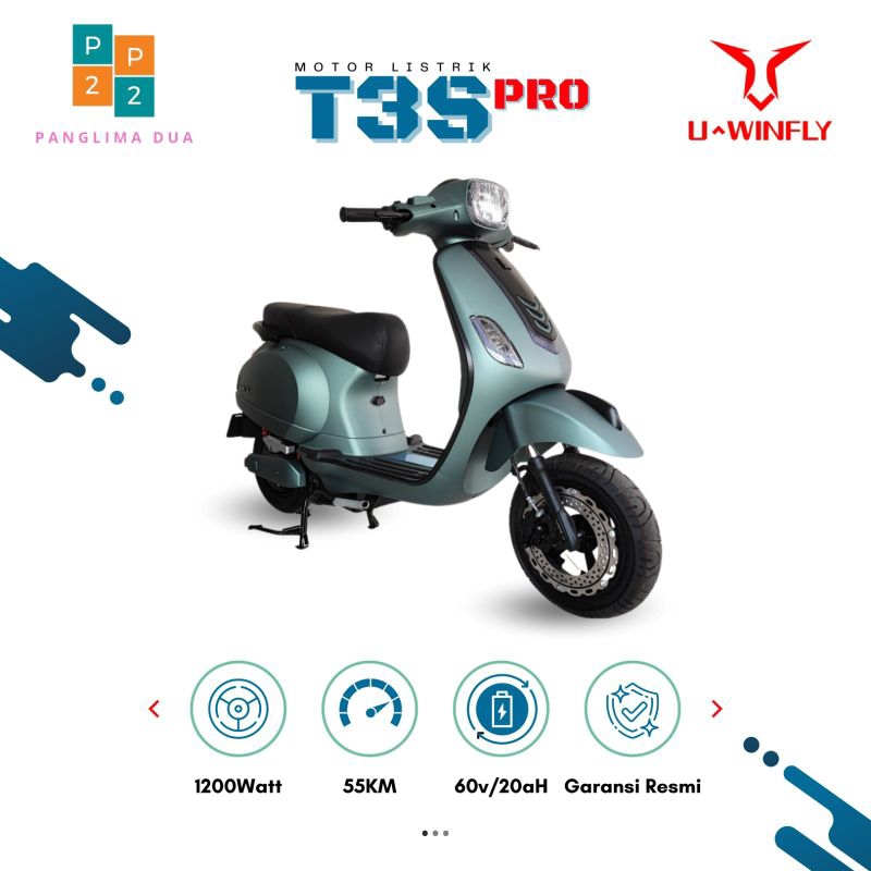 Jual motor listrik u winfly t3 pro 1200 watt | Shopee Indonesia
