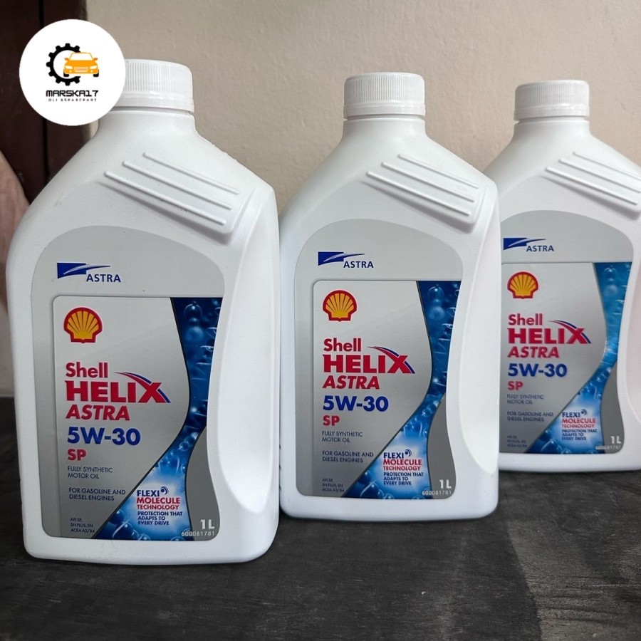 Jual Shell Helix Astra 5W-30 SP / API SN+ Kemasan 1 Liter Original ...