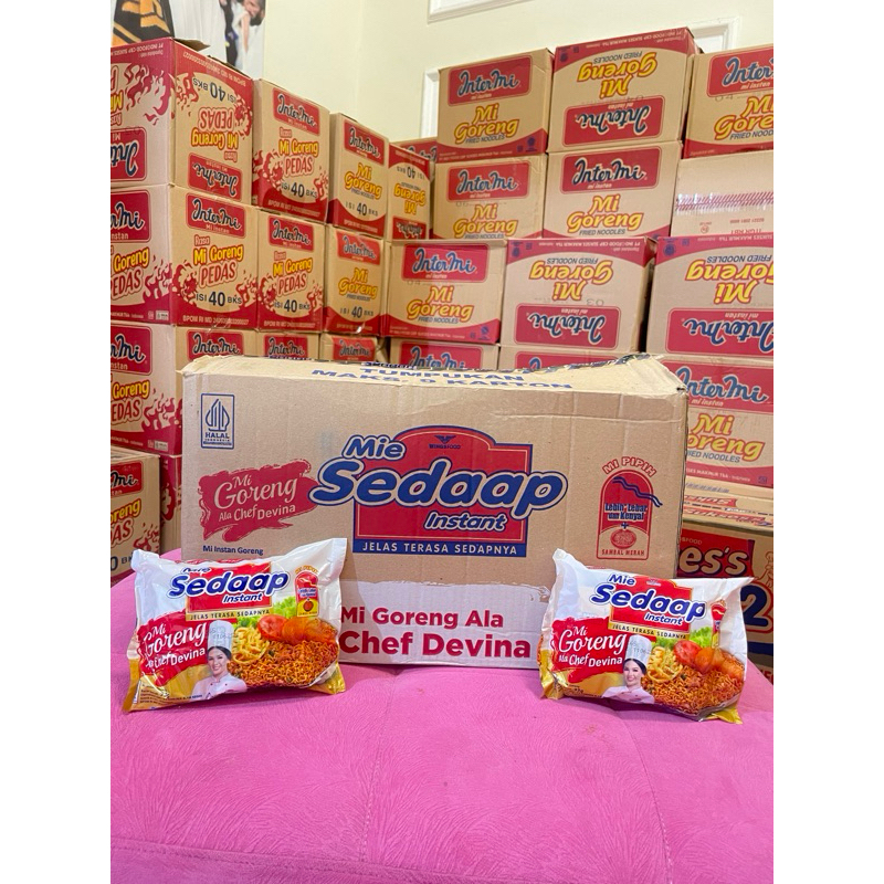 Jual [ 1 Dus ] Mie Sedaap Goreng Ala Chef Devina Isi 40Pcs | Shopee ...