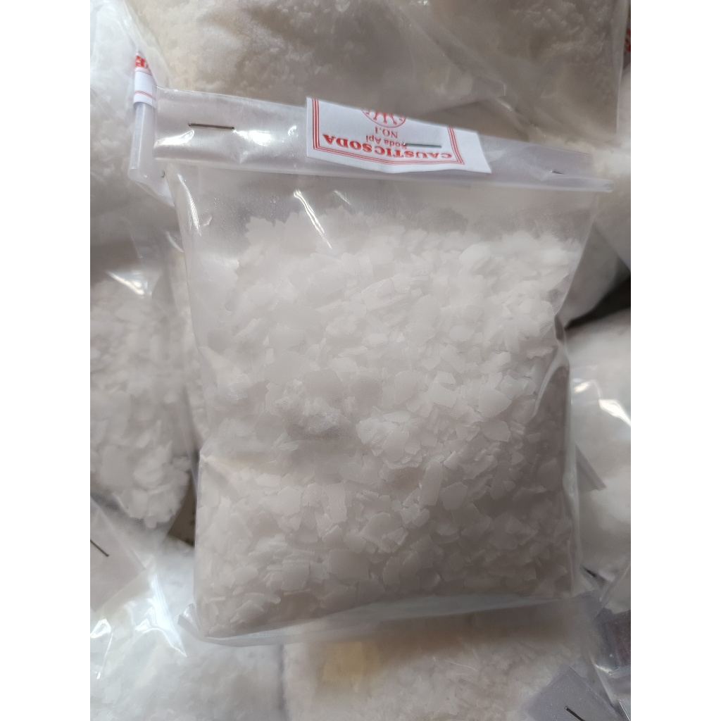 Jual Soda Api - Caustic Soda - NaOH Flakes 1/2kg 0.5Kg | Shopee Indonesia