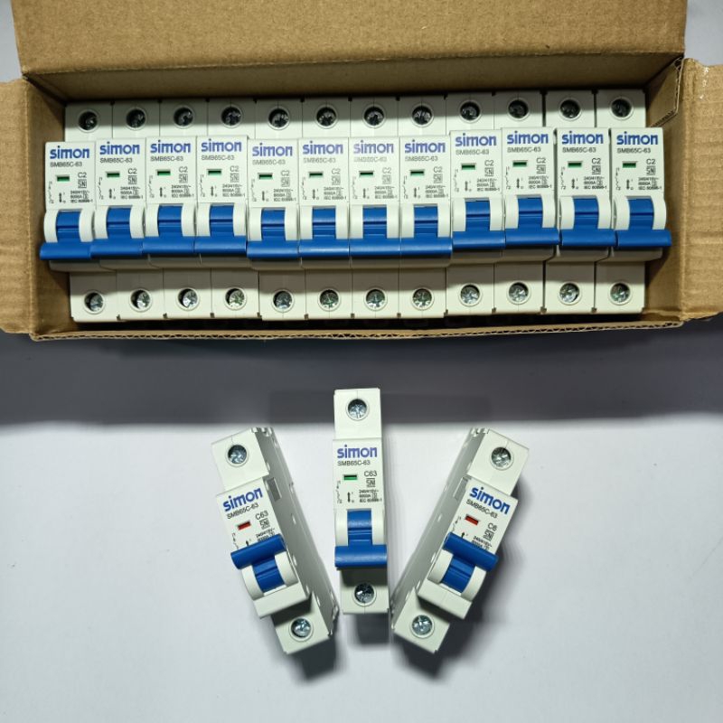 Jual MCB 1 pas Simon Variasi 2a 4a 6 10a 16a 20a | Shopee Indonesia