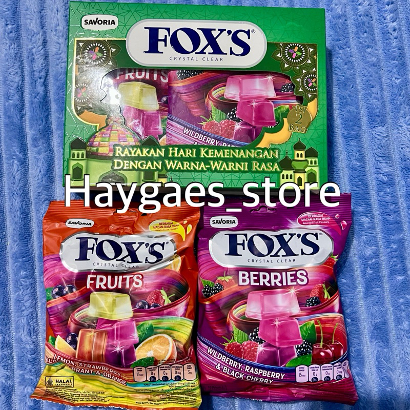 Jual (Ready Siap Kirim) Paket Permen Fox isi 2 bungkus free box hampers ...