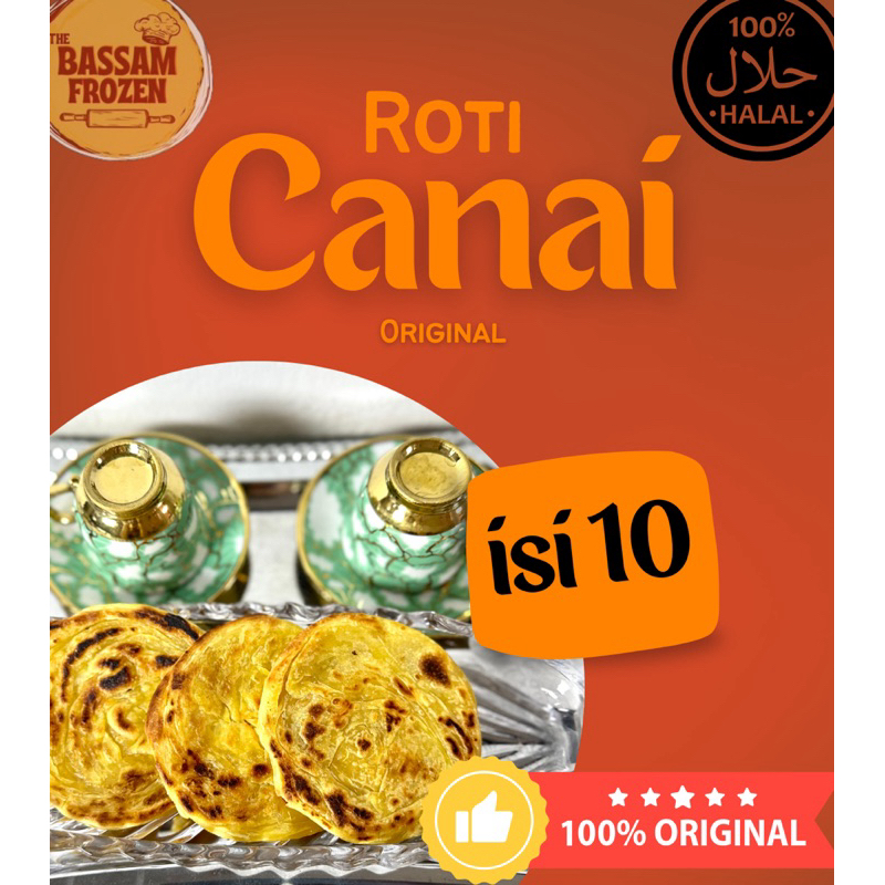 Jual (TOKO BARU) ROTI CANAI ORIGINAL 10pcs/ ROTI MARYAM / ROTI KONDE ...