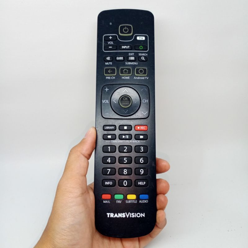 Jual Remote TV Dekoder Digital Original Bergaransi Transvision (Android ...