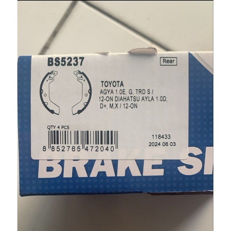Jual Kampas Rem Belakang/Tromol BENDIX Agya Ayla old New | Shopee Indonesia
