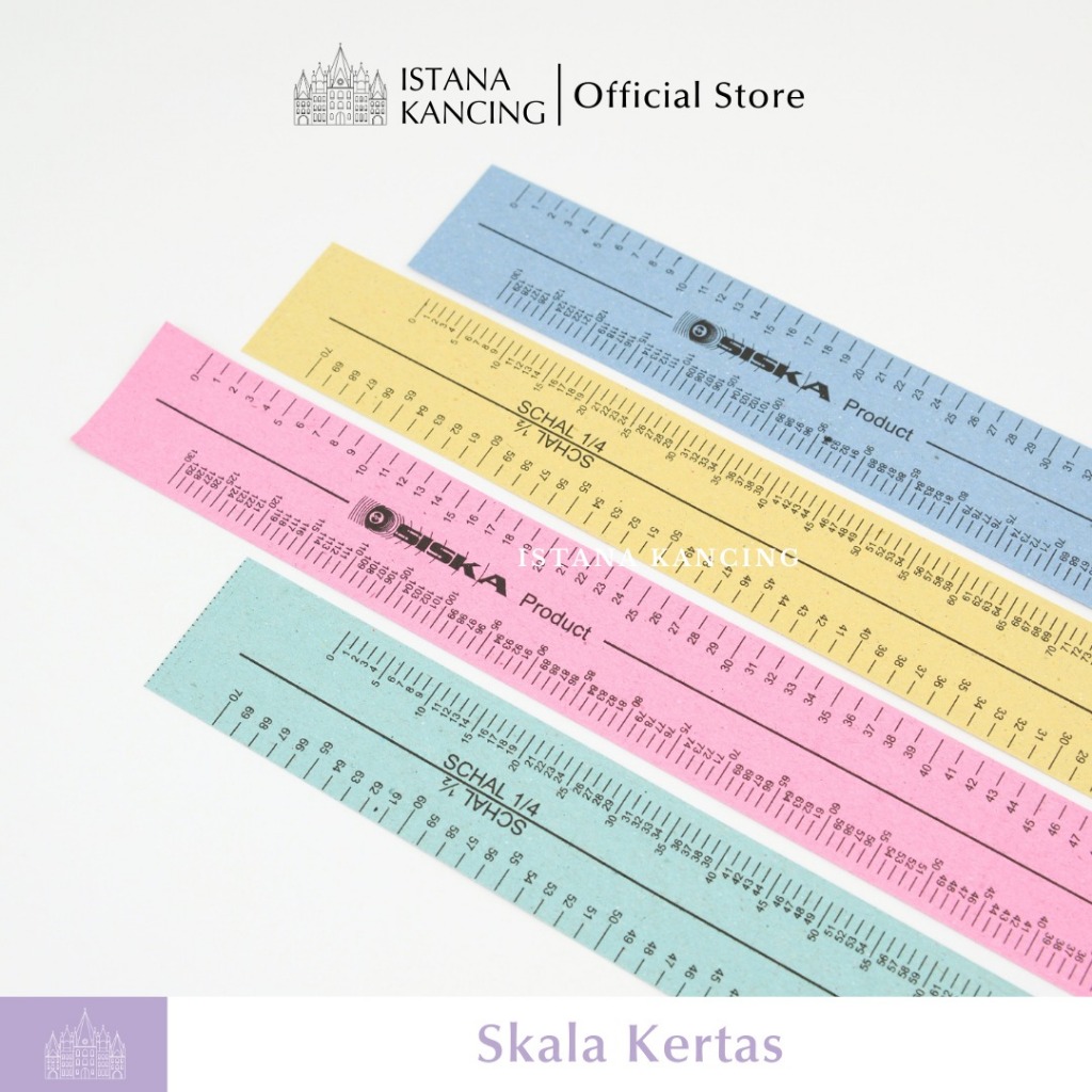 Jual Meteran Skala Kertas Penggaris Kertas untuk jahit per lembar ...