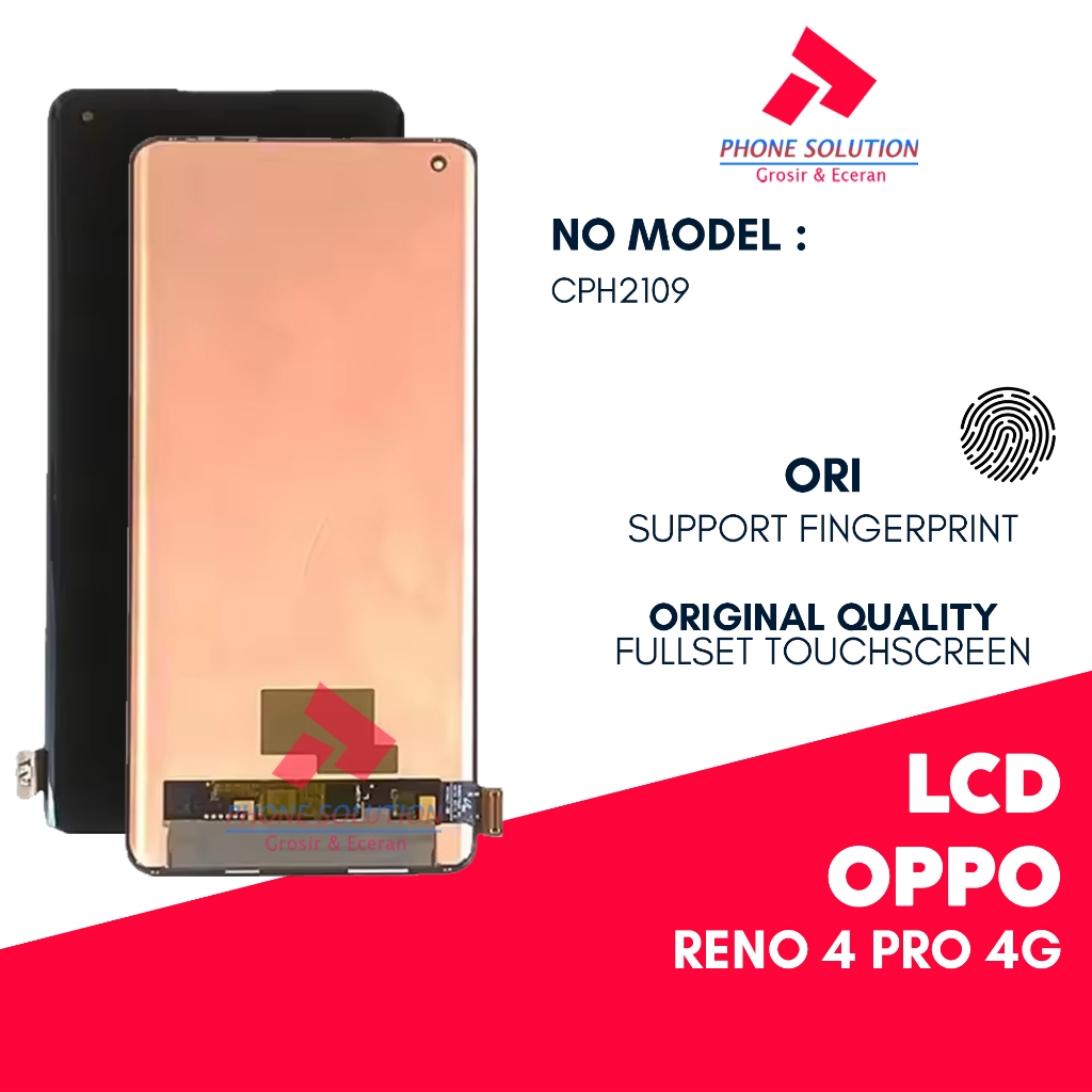 Jual LCD Oppo Reno 4 Pro 4G FingerPringet - Fullset Touchscreen ...