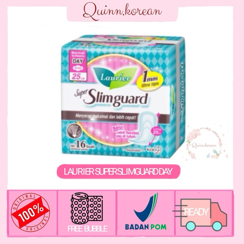 Jual Laurier Super Slim Guard Day 25cm isi 16pcs | Shopee Indonesia
