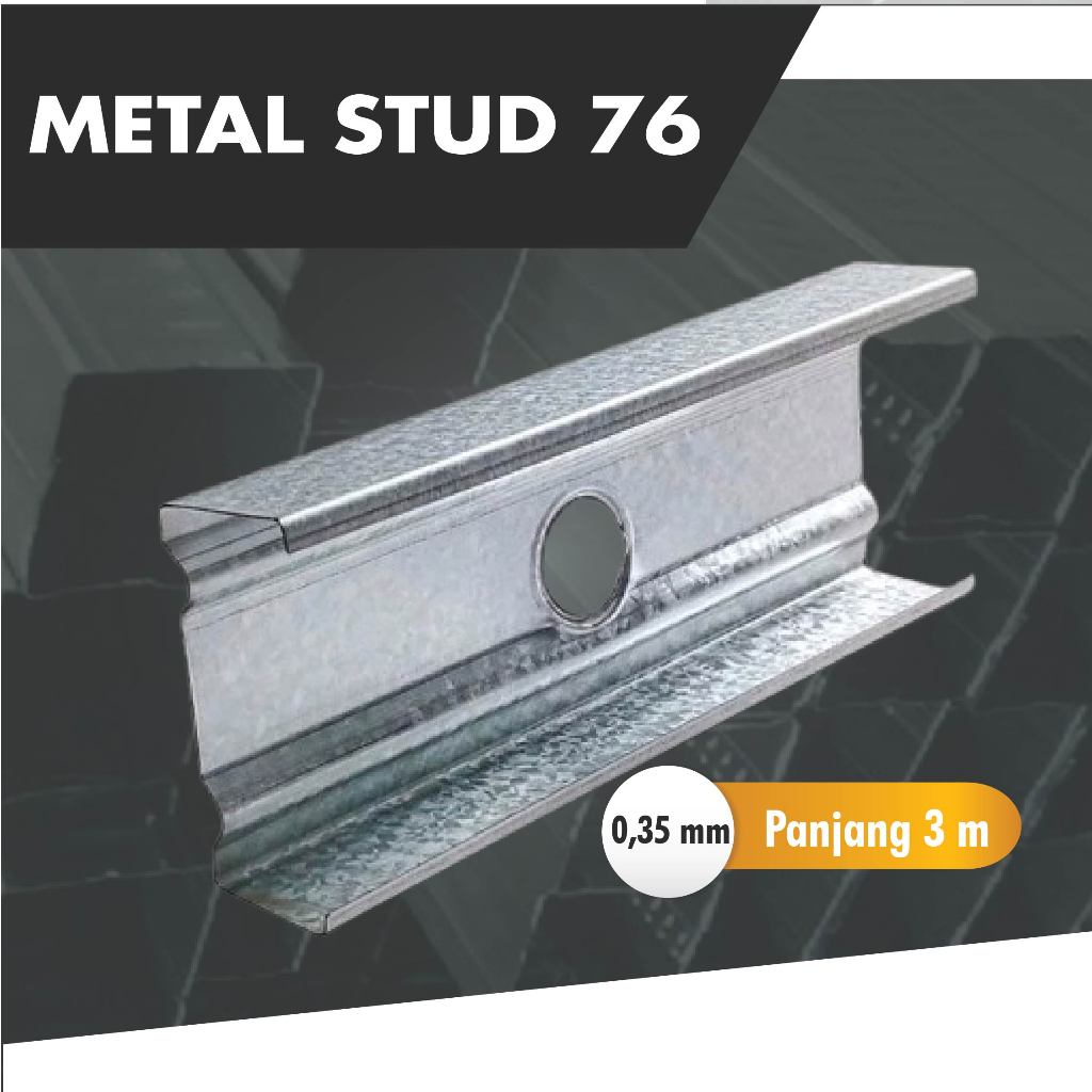 Jual METAL STUD 76 / RANGKA PARTISI / RANGKA GYPSUM / RANGKA GALVALUM 0 ...