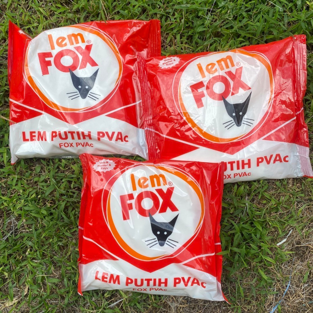 Jual LEM FOX Putih PVAc 700gr Lem Kayu Plamir Serbaguna Bungkus Merah ...
