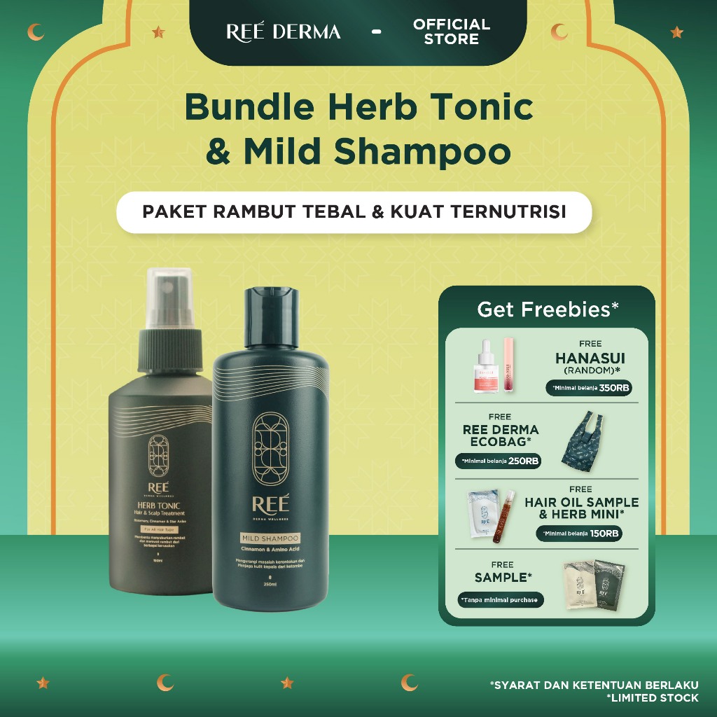 Jual Ree Derma Wellness - Bundle Special Price - Herb Tonic 150ML ...