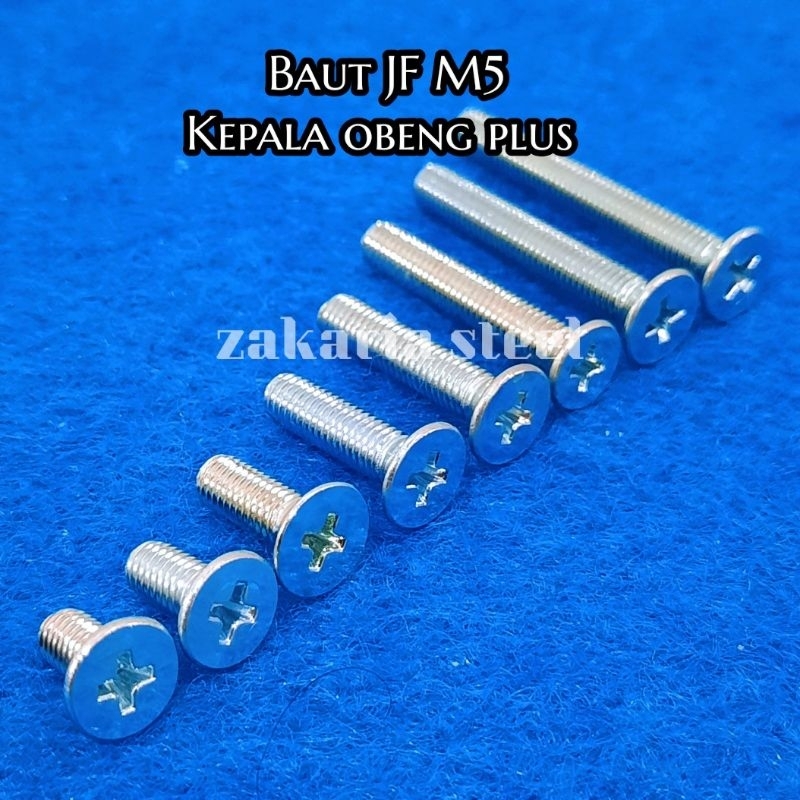 Jual BAUT JF M5 KEPALA OBENG PLUS ( harga per biji ) | Shopee Indonesia