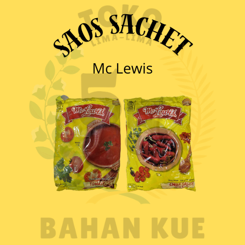 Jual Saos Tomat dan Sambal Sachet Merek Mc Lewis | Shopee Indonesia