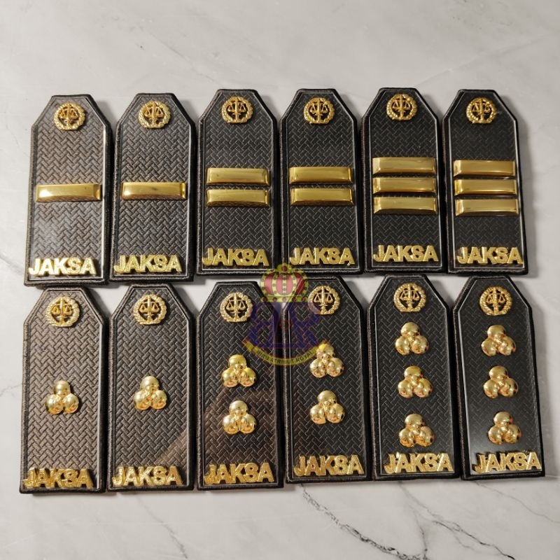 Jual Pangkat PDU AKRILIK JAKSA 3A 3B 3C 3D 4A 4B / PANGKAT PDU JAKSA RI ...