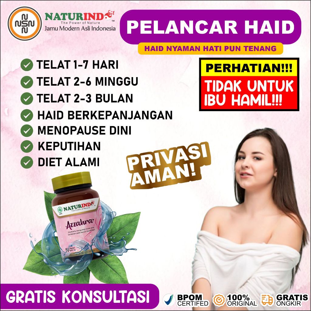 Jual Obat Telat Dateng Bulan Pelancar Haid Pelancat Tidak Teratur Nyeri ...
