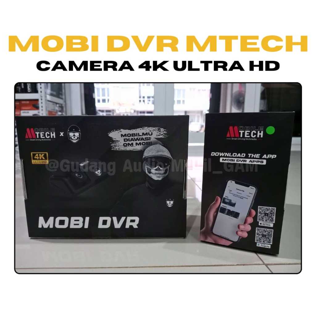 Jual Dashcam Mobile Tech Mobi DVR 4K 3in 2way camera | Shopee Indonesia