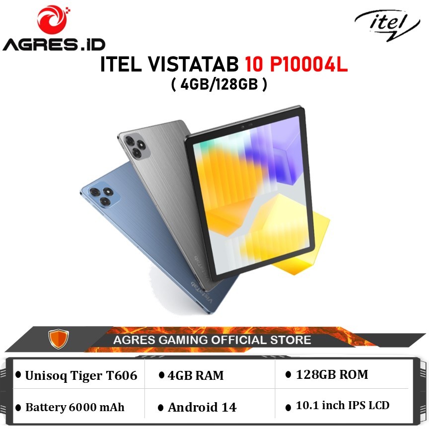 Jual ITEL VistaTab 10 LTE P10004L 4GB/128GB Garansi Resmi Itel ...