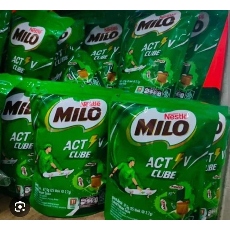Jual Milo Active Cube lokal isi 25 pcs | Shopee Indonesia