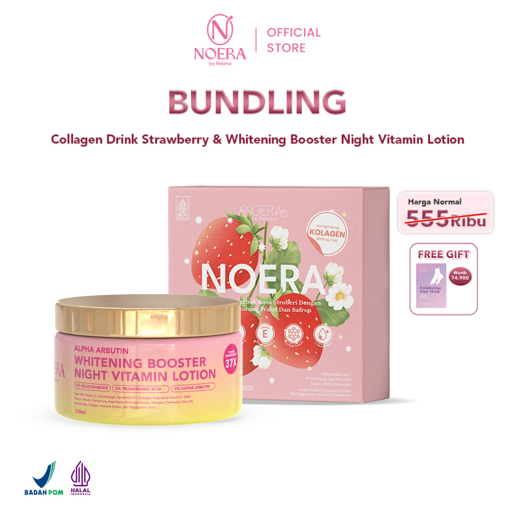 Jual Noera Bundling Collagen Drink Improved Formula & Whitening Booster ...
