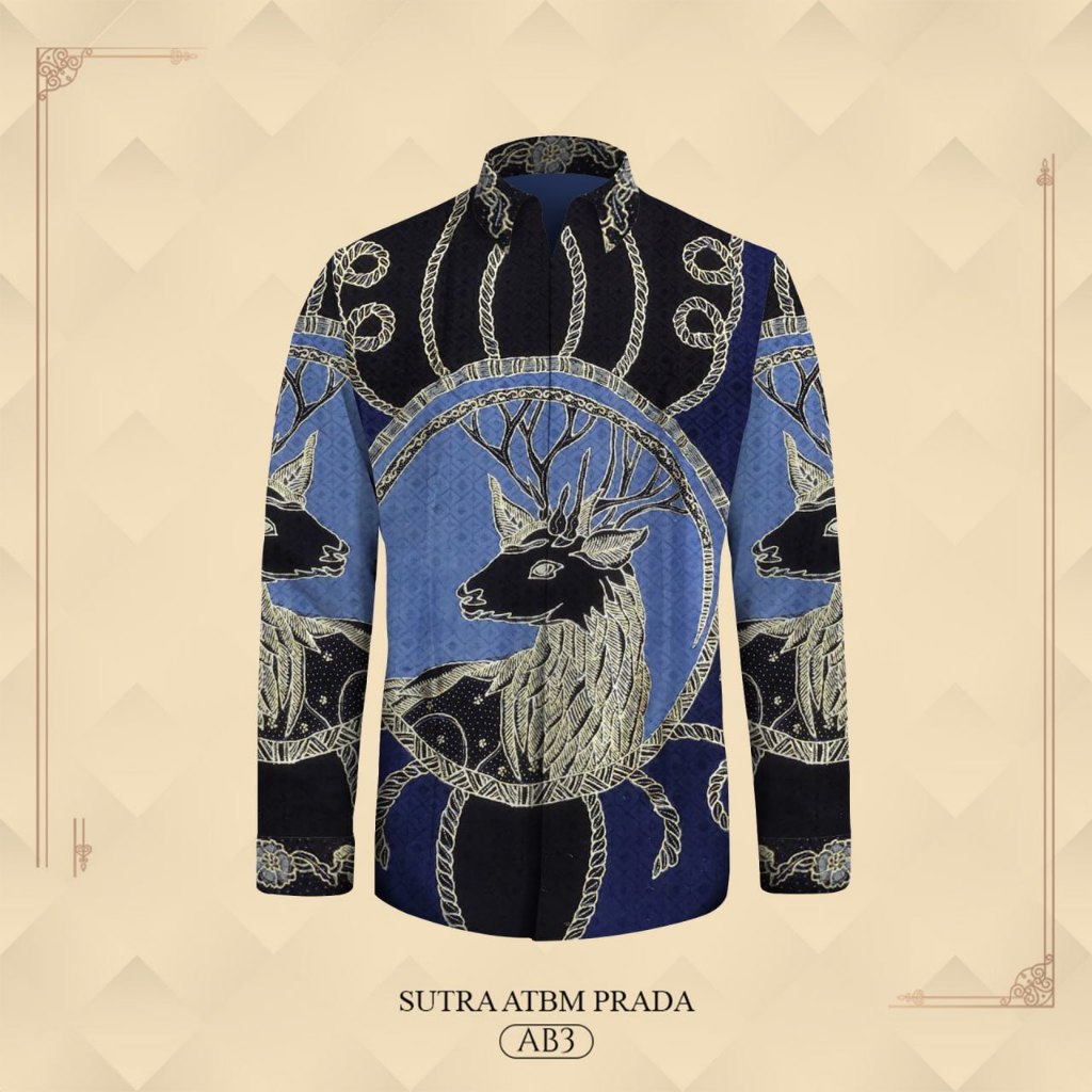Jual Bahan batik tulis sutra prada kemeja batik pria tanmalaka1210 ...