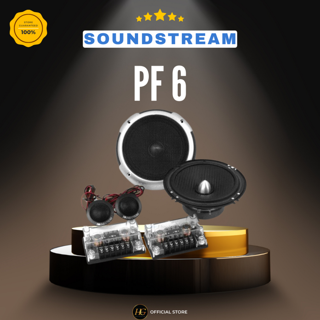 Jual Speaker 2 Way Split 6.5 inch SoundStream PICASSO SERIES PF 6 4OHM ...
