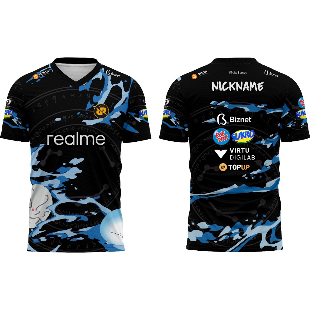 Jual JERSEY RRQ S15 HITAM PRINTING | Shopee Indonesia