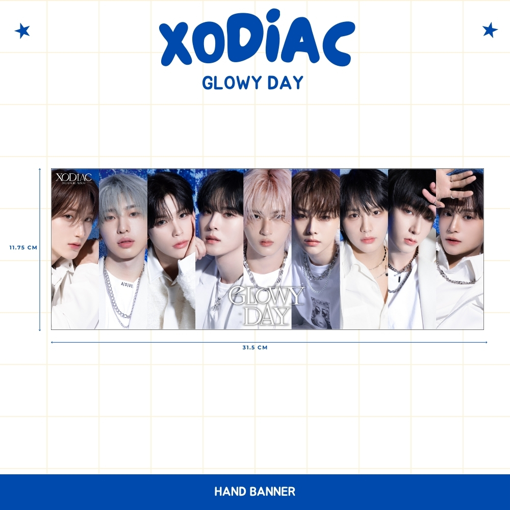 Jual HAND BANNER XODIAC GLOWY DAY HANDBANNER (HARGA 1 PCS + LAMINASI ...