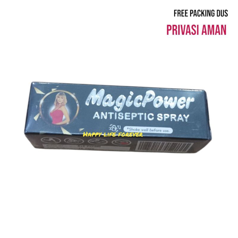 Jual Magic Power Antiseptic Spray 15 ml - Spray Tahan Lama Original Khusus Pria | Shopee Indonesia