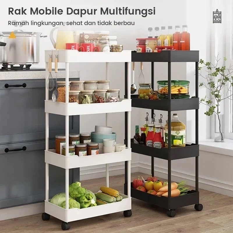 Jual Rak Dapur Serbaguna Rak Susun 4 Tingkat Multifungsi Rak susun ...